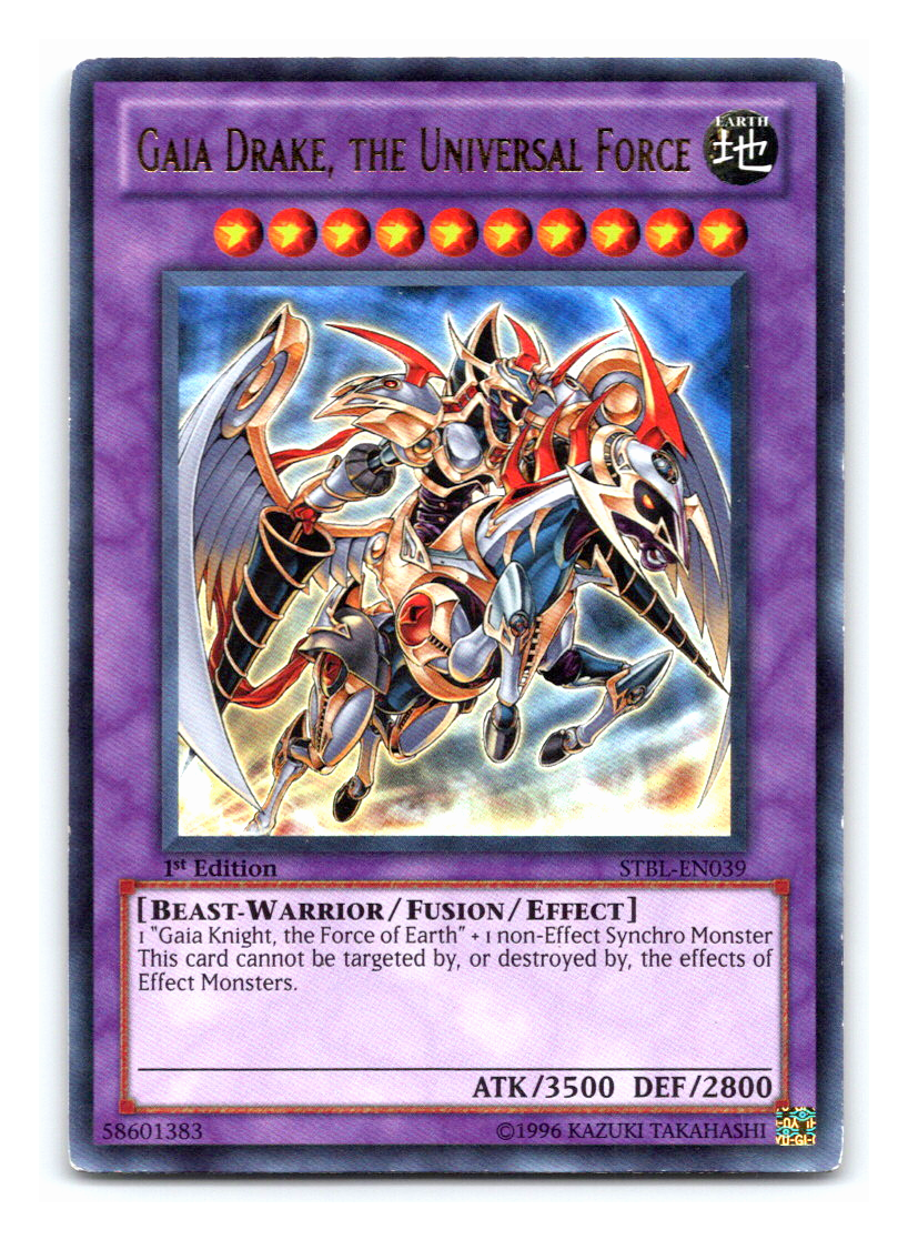 Gaia Drake, the Universal Force - STBL-EN039 - Ultra Rare 1st Edition ...