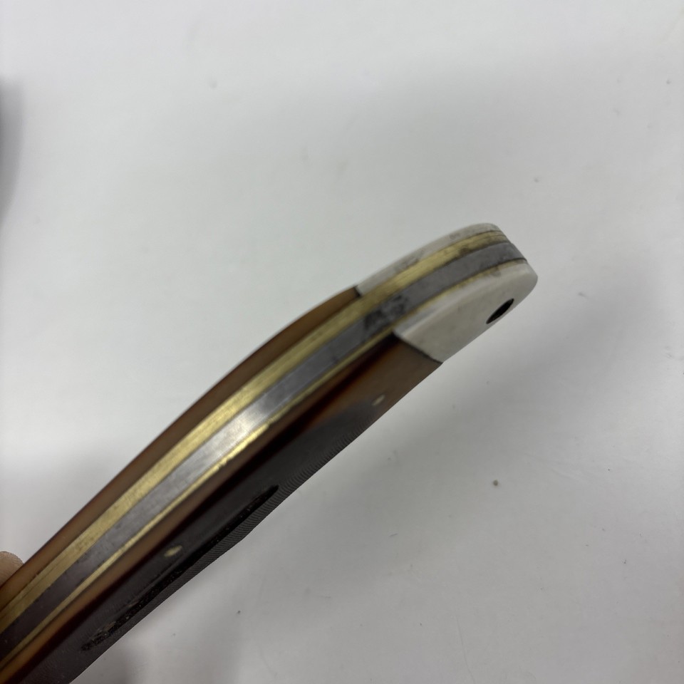 Old Timer Schrade 1250T Single Blade Pocket Knife Leather Sheath *READ ...