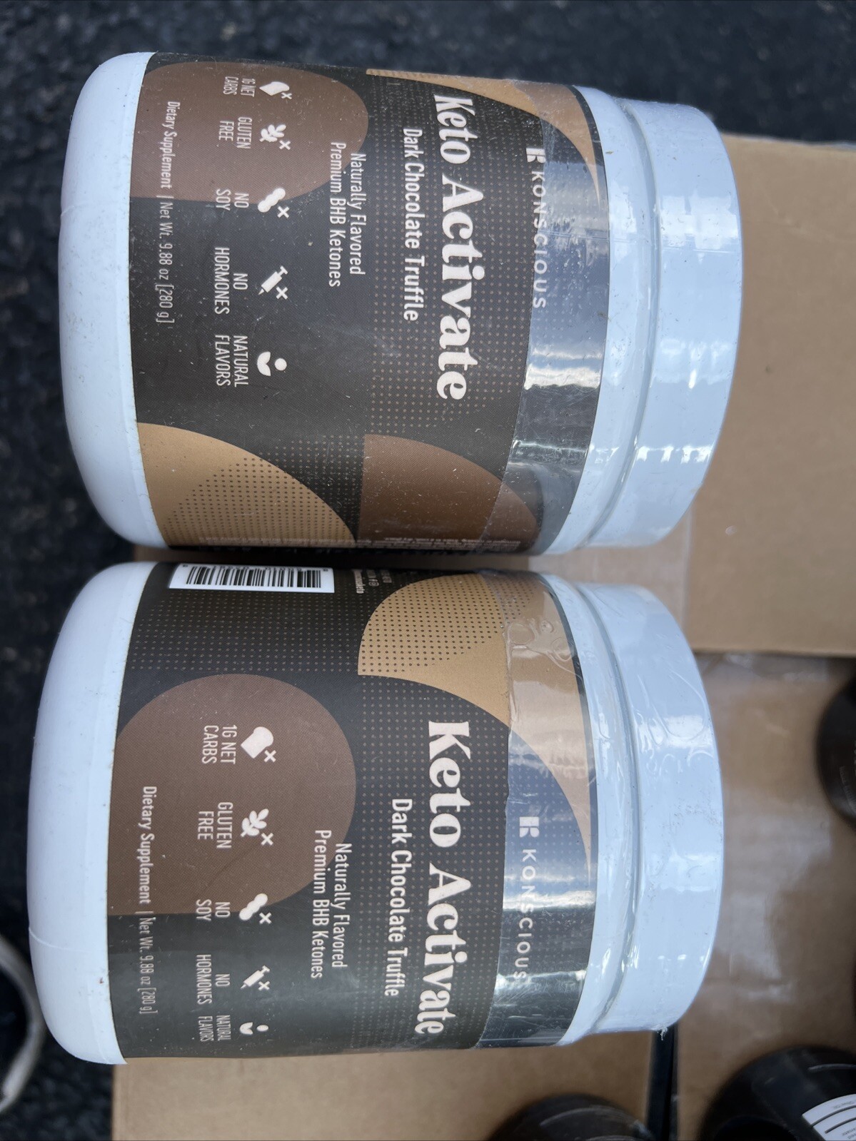 Konscious Keto Activate Dark Chocolate Truffle BHB Ketones New Sealed 8 ...