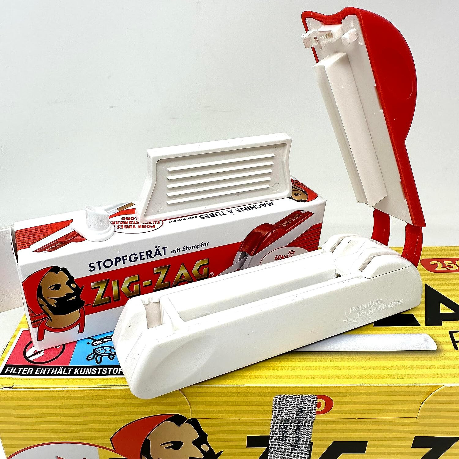 Zig-ZAG Empty Cigarette Tubes and Filling Machine - Starter Set | eBay UK