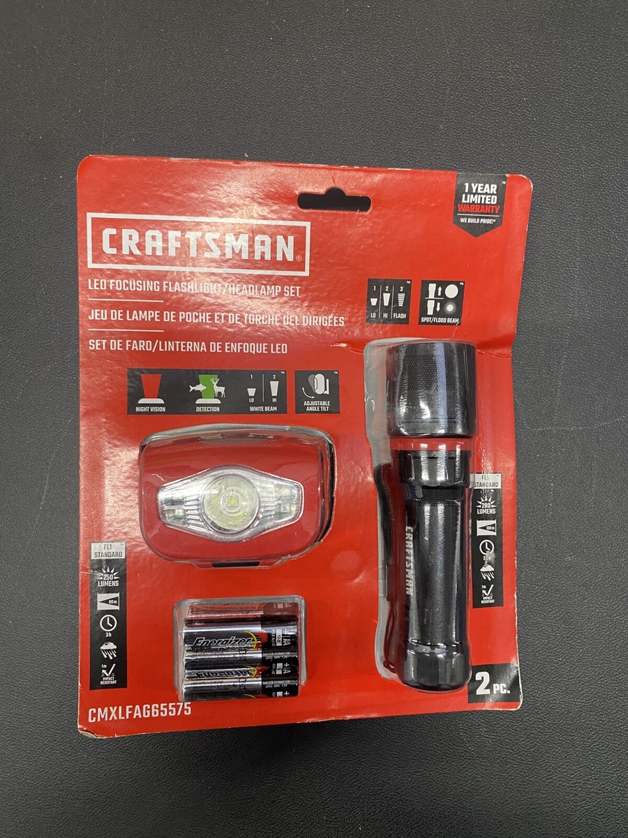 Craftsman Rechargeable Flashlight NEBO Davinci 1500 Lumen Rechargeable