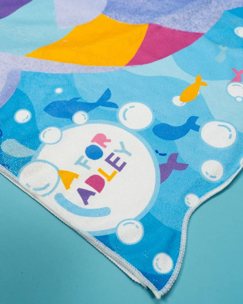 A FOR ADLEY Merch, Magic Narwhal Towel Designed by Adley for Kids That ...