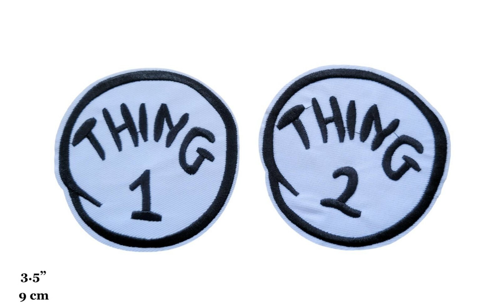 Thing One And Thing Two The Cat in the Hat Logo Embroidered Iron On ...