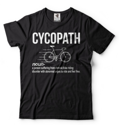 Cycopath Bicycle T-shirt Biker Shirt Mens Tee shirt Bike Shirt | eBay