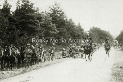 Cvb-67 Ascot, Windsor Road, RFA Soldiers, Field Guns, 1906. Photo | eBay UK