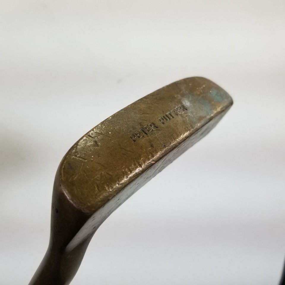 Antique Twisted Wooden Shaft PETER Putter Golf Club 35" | eBay