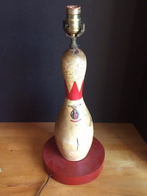 Antique Bowling Pin Lamp | eBay