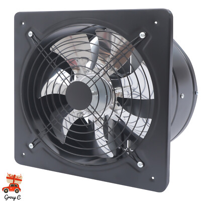 New 12" Exhaust Fan Extractor Fan Wall/Ceiling mount for Bathroom ...