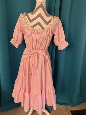 Pink Renaissance Festival Faire Medieval Dress Costume Adult Large | eBay