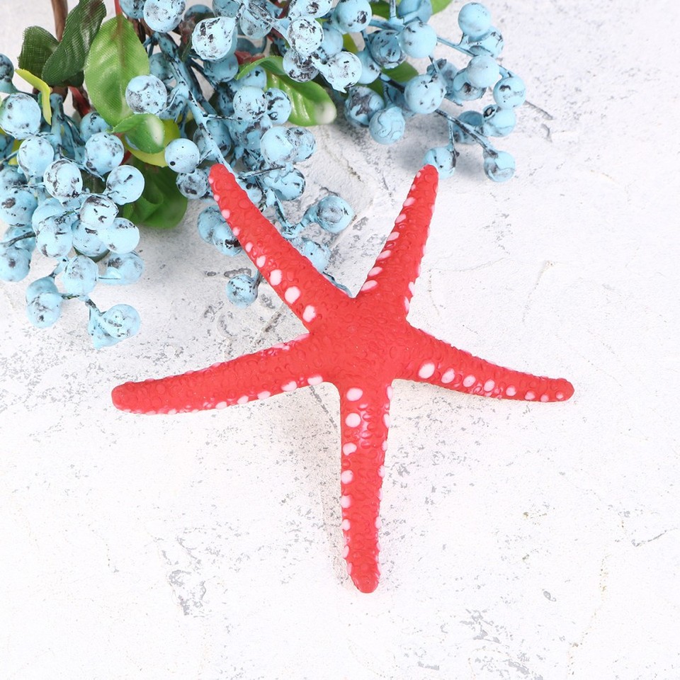 Artificial Sea Star Ornament for Fish Tank Luminous Red Decor | eBay UK