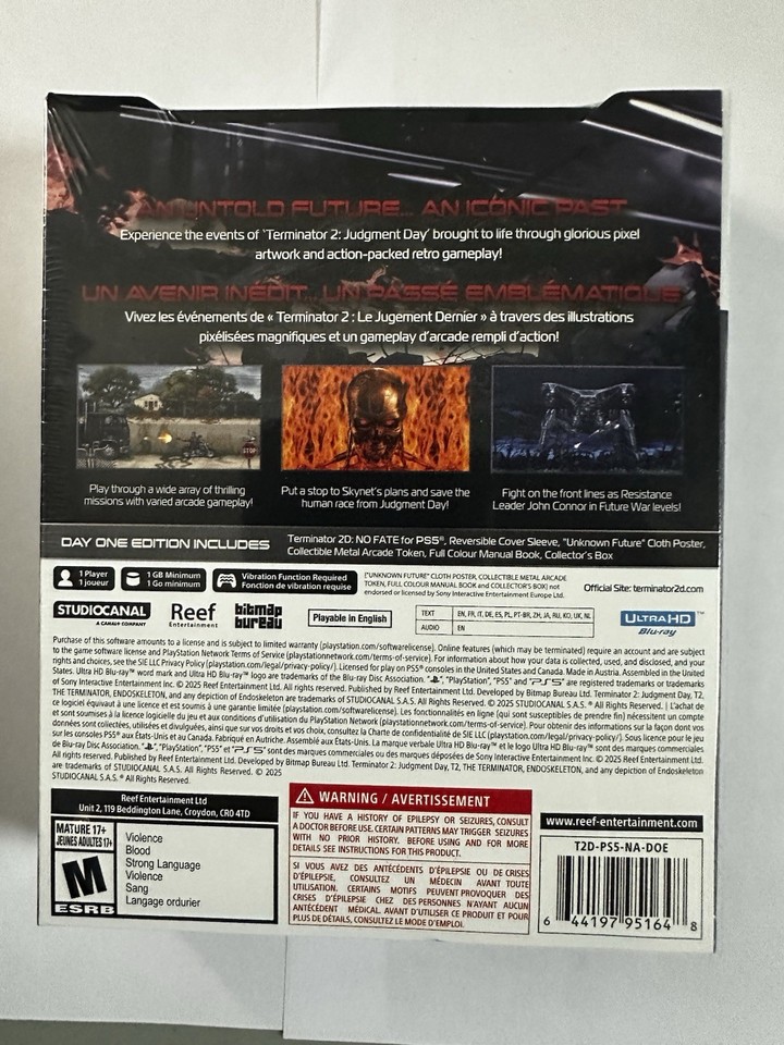 Terminator 2D: No Fate Day One Edition for Playstation 5 [New Video ...