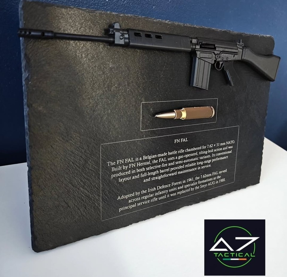 Fn Fal Plaque, irish army defence forces | eBay