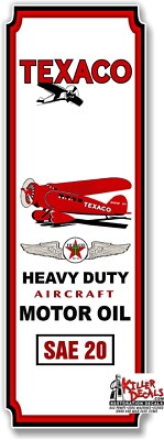 (TEXA-89) 24"X8" TEXACO FRONT LUBSTER DECAL GAS OIL PUMP STICKER ...