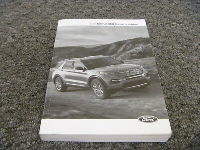 2021 Ford Explorer Owner Operator Manual User Guide Set XLT Limited ST ...