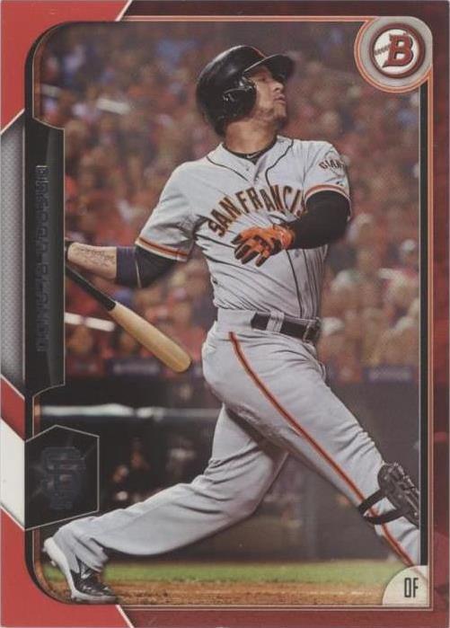 2015 Bowman - Gregor Blanco #59 Red /5 for sale online | eBay