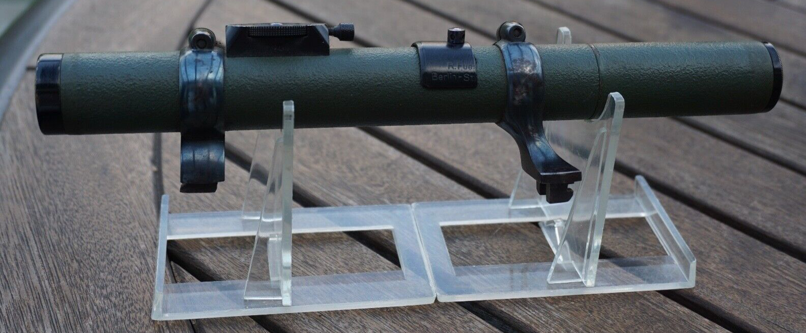 GERMAN SNIPER RIFLE GEWEHR 98 SNIPER R. FUESS SCOPE K98 GREEN RETICLE 5 ...