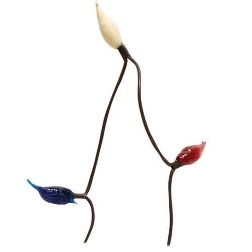 NEW AMERICANA SILICONE BULB LIGHT STRAND RED WHITE BLUE Bulbs 50 Ct ...