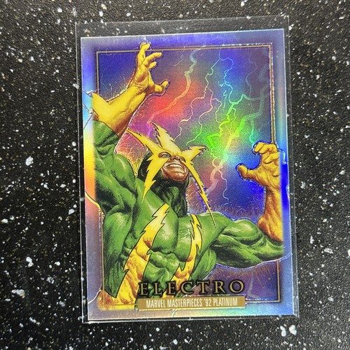 2024 Upper Deck Marvel Masterpieces ‘92 Platinum Electro Rainbow ...