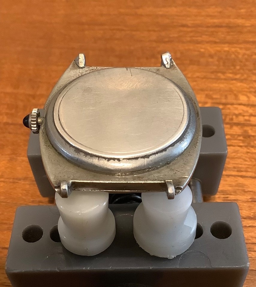 ELGIN 1930’s Art Deco Watch Black Enamel Bezel Keystone Nickeloid ...