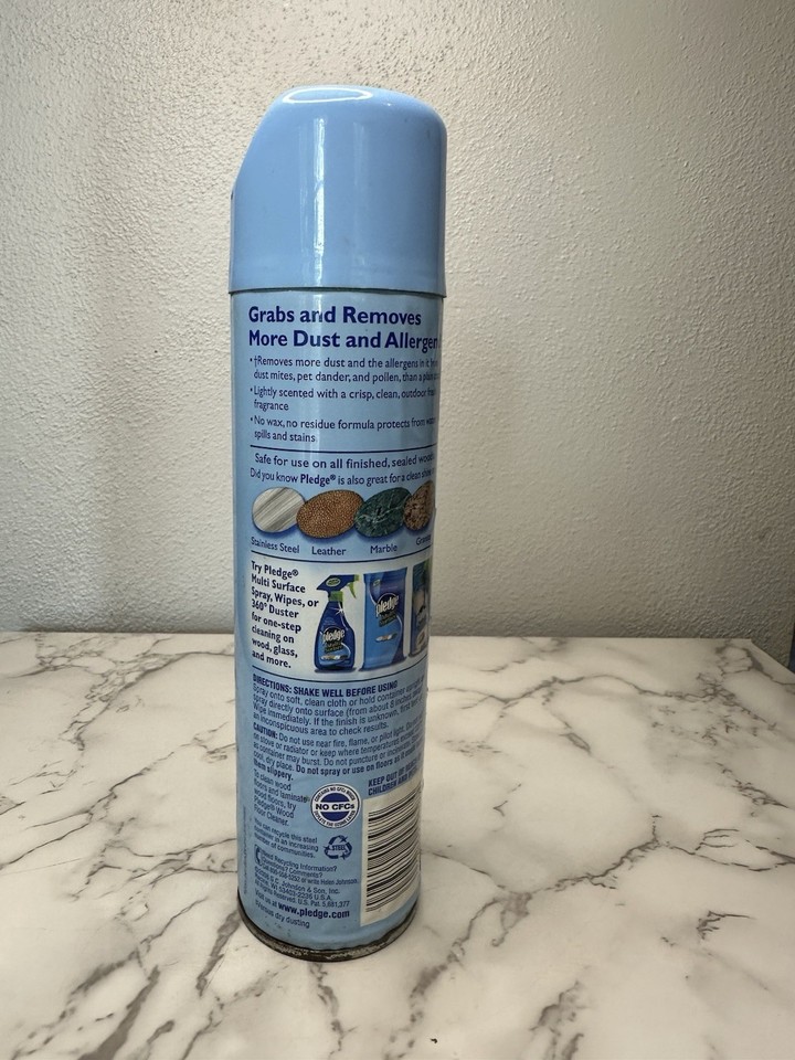 Pledge Dust And Allergen. Outdoor Fresh 2008 NEW 12.5oz | eBay