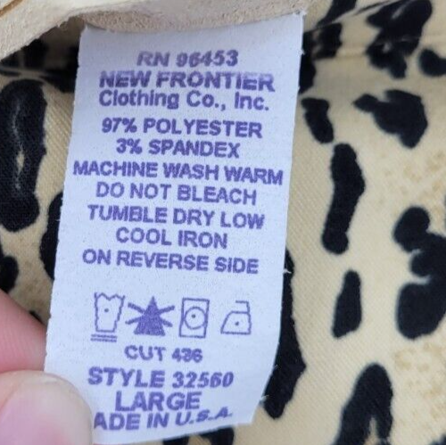 New Frontier Skirt Womens Large Southwest Animal Print Boho Aztec ...