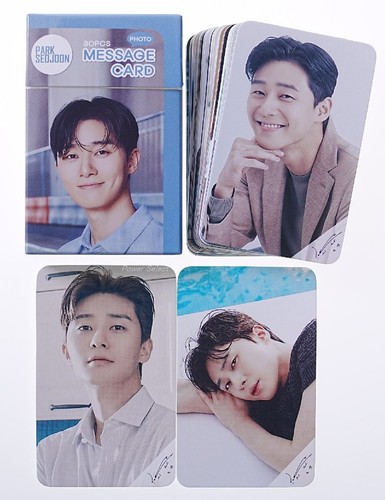 Park Seo Joon Goods Photo Message Card (Bookmark Tag) 30 Piece Set K ...
