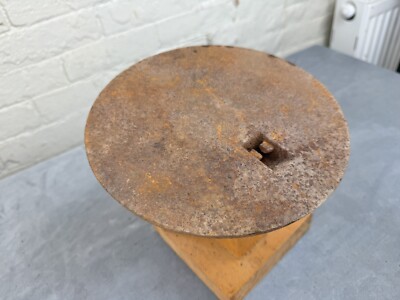 Antique Wood Cook Stove Iron PLATE LID 8" Dia ~ Replacement Part ...