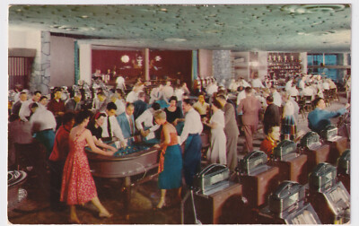 LAS VEGAS FLAMINGO HOTEL SLOT MACHINES 1955 TO MRS I. HARRIS, VANCOUVER ...