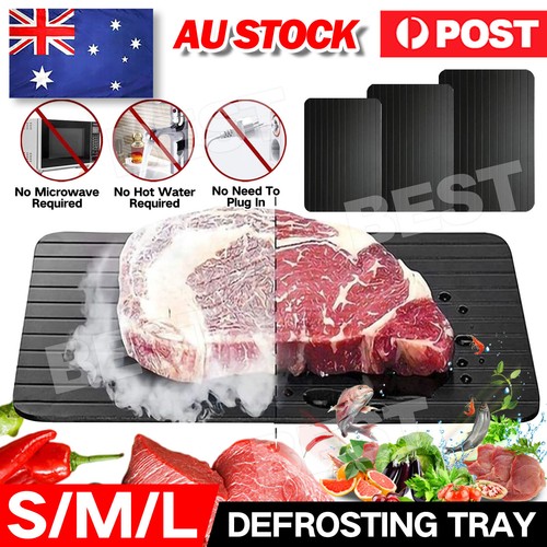 Magic Metal Plate Defrosting Tray Fast Thawing Frozen Meat Defrost ...