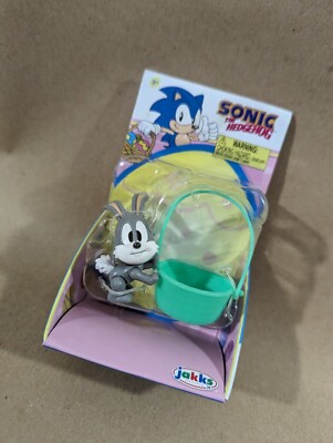 2024 NEW SONIC THE HEDGEHOG POCKY EASTER BASKET HOLIDAY 2.5" VINYL ...