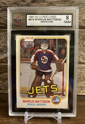 1981-82 O-PEE-CHEE OPC #374 MARKUS MATTSSON Rookie KSA 8 | eBay