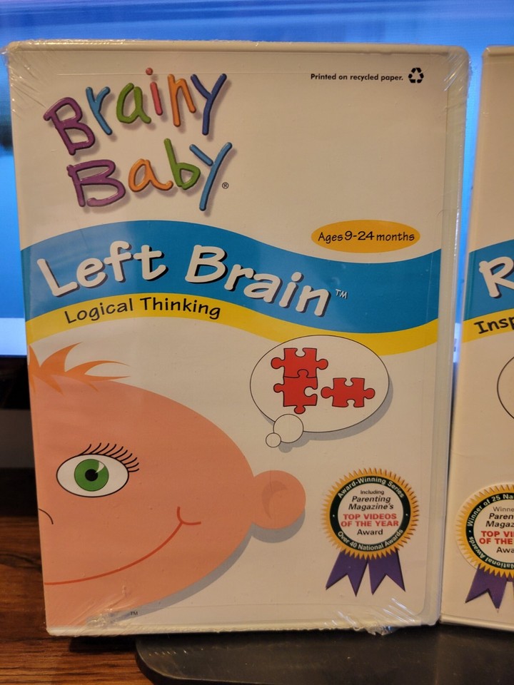 Brainy Baby- Left Brain / Right Brain Logical, Creative Thinking DVD ...