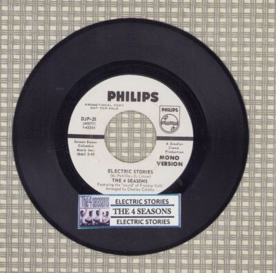 Four Seasons - Electric Stories Philips 28 Promo Vinyl 45 rpm Record | eBay