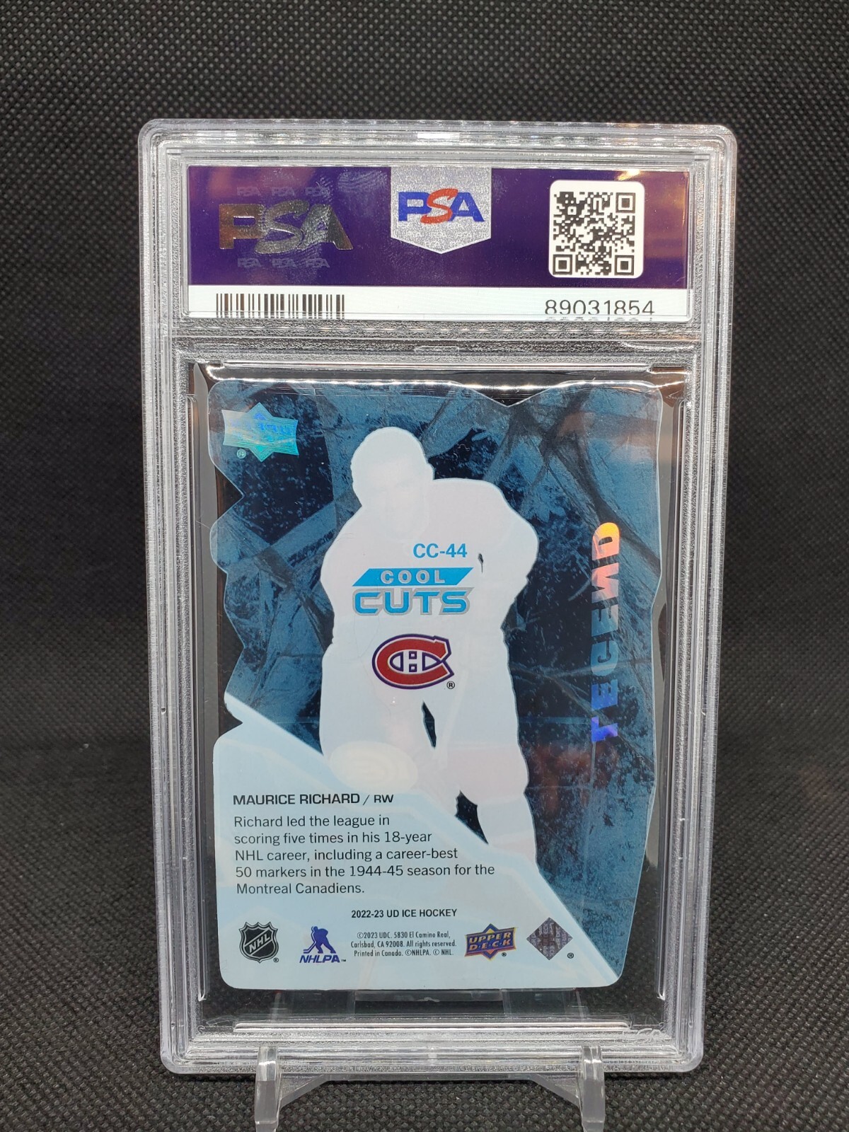 2023-24 Upper Deck Ice Maurice Richard #CC44 Legend Cool Cuts PSA 10 | eBay