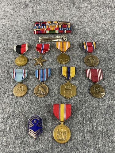 Lot of US Air Force Medals with Ribbons WWII & post- WW2. | eBay
