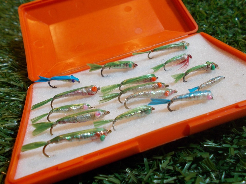 Fly fishing lures flies in box job lot FISHING SET UP | eBay UK