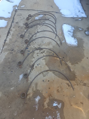 Antique Hay Dump Rake Tines/Teeth - Lot of 10 | eBay