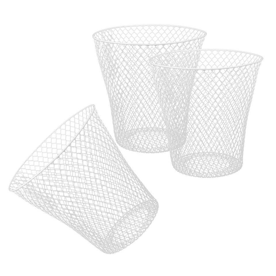 3pcs Iron Wire Woven Basket Reusable Plant Mesh Cover Sturdy Flowerpot ...