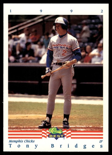 1992 Classic Best #237 Tony Bridges Rookie Memphis Chicks | eBay