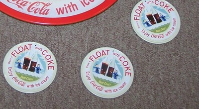 WHOLESALE LOT OF 6 COCA COLA COKE FLOAT 6 COASTER SETS | eBay
