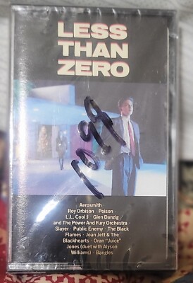 Less Than Zero *soundtrack *cassette tape 1987 *Columbia *CT44042 ...