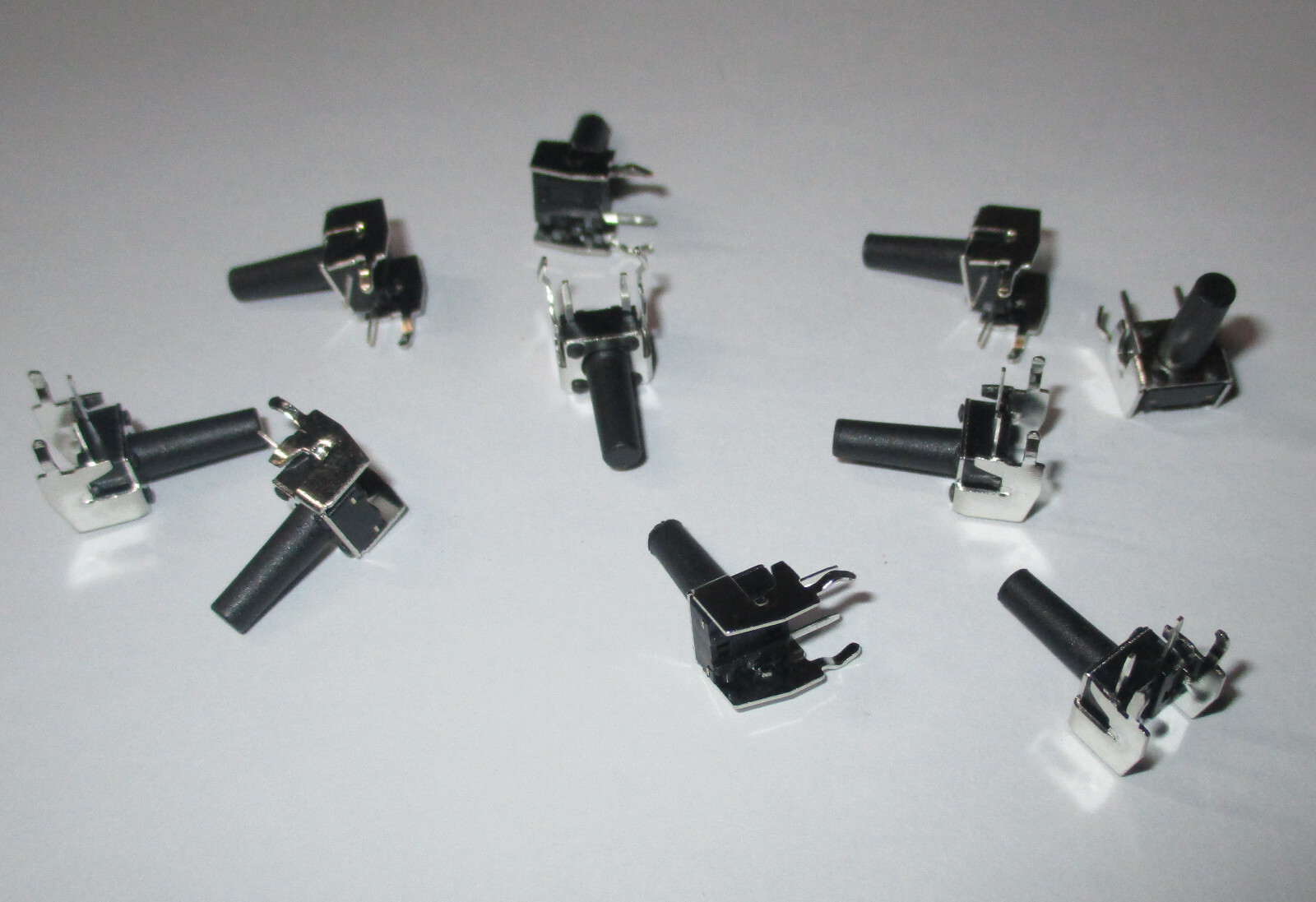 Taster 6x6 Winkel Winkeltaster Kurzhubtaster 2-PIN Drucktaster Print ...