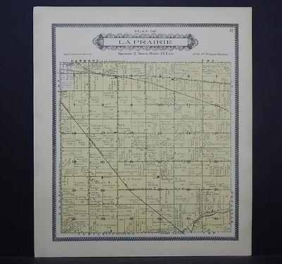 Wisconsin, Rock County Map, 1904 Township of La Prairie L22#70 | eBay