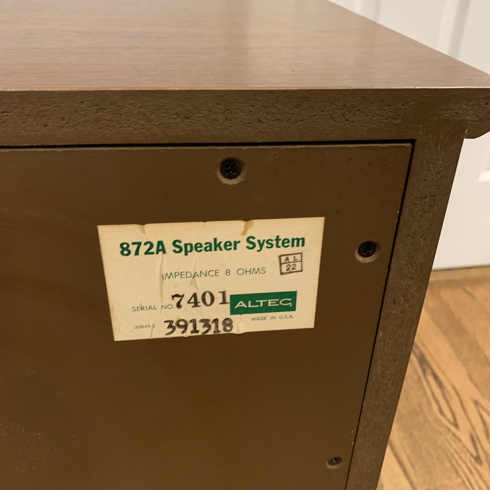Pair of Altec MADRID 872a w/420y 15” Speakers - (EXC.) | eBay