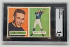 1957 Topps Johnny Unitas Rookie Card RC #138 SGC 1 PR HOF Baltimore ...