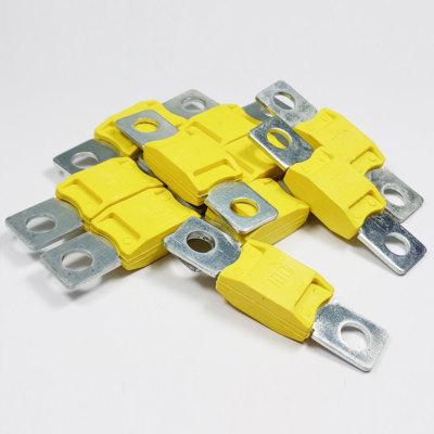 100 AMP YELLOW MEGA FUSE 100A A AMPS 12V 24V 32V CAR MARINE VAN AUTO ...