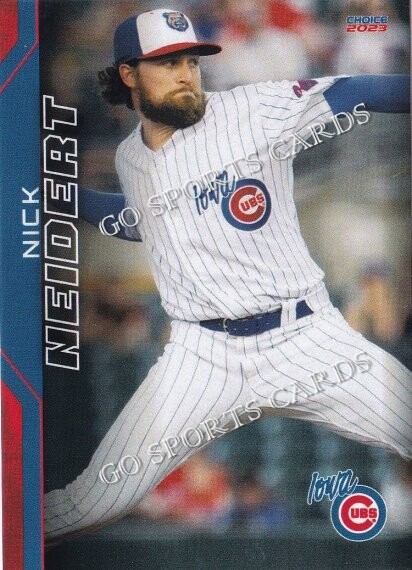 2023 Iowa Cubs Nick Neidert RC Rookie Chicago Cubs Minor League | eBay