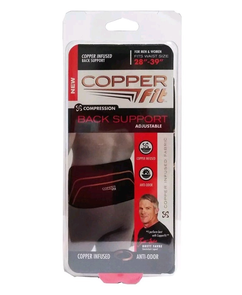 Copper Fit Compression Back Support Large 28" - 39" New | eBay