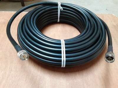 US MADE LMR-400 Ham Radio LMR Antenna N Male to PL259 coax cable 100 FT ...