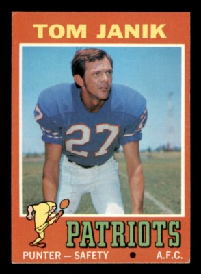 1971 Topps Football #82 Tom Janik EX *d6 | eBay